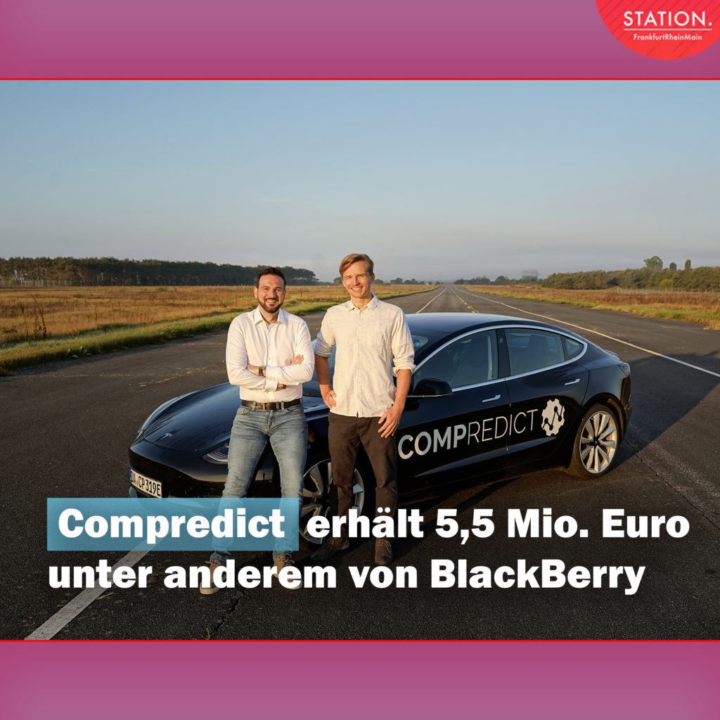 Compredict erhält 5,5 Millionen Euro unter anderem von BlackBerry - Station